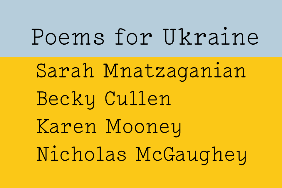 Poems for Ukraine 10/03/22 – The Friday Poem